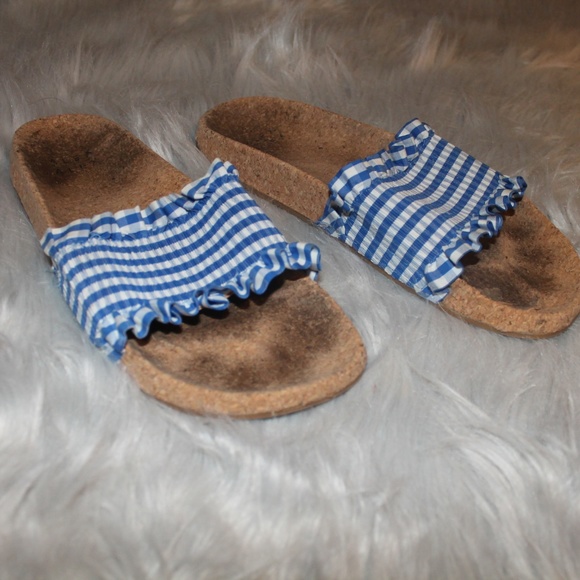 Alex and alex | Shoes | Alex Alex S Aura Plaid Slides | Poshmark